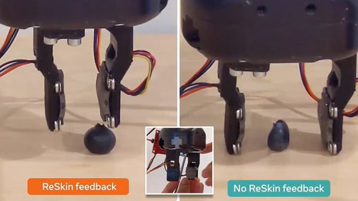 Meta desarrolla piel sintética para dotar robots de sentido táctil ...